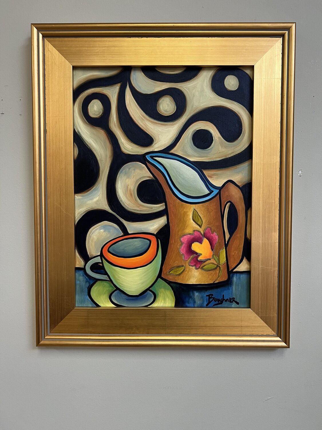 Image 856 by Elisa Boughner (2018) : Painting Oil on Wood - SINGULART