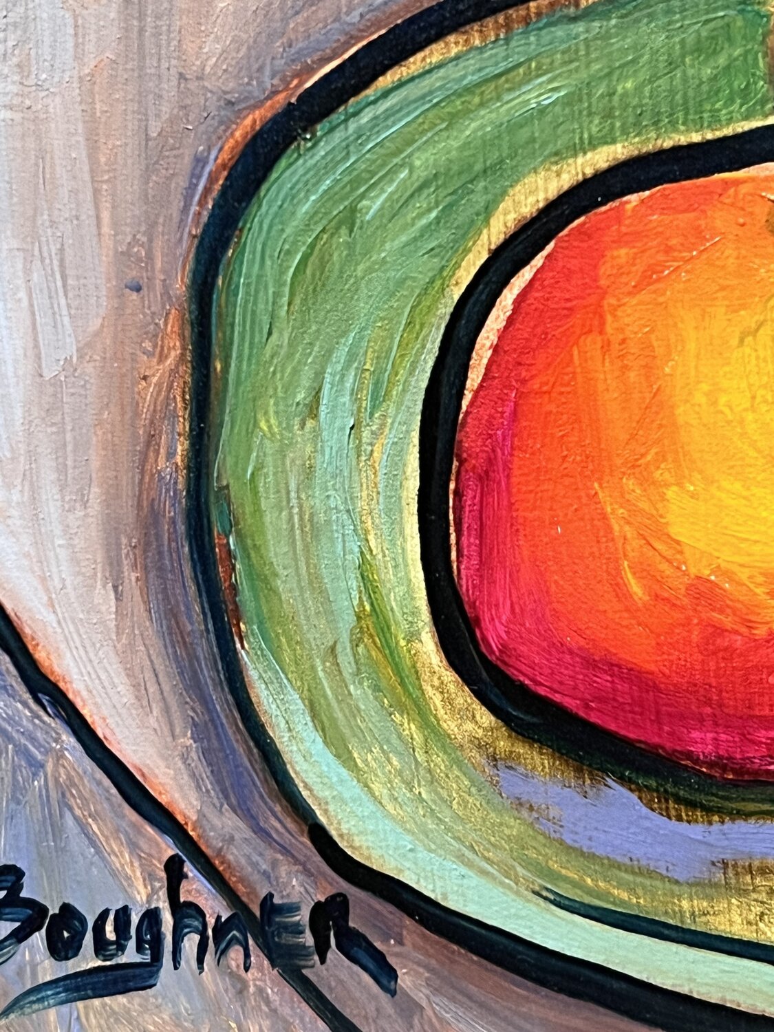 Gem 141 by Elisa Boughner (2022) : Painting Oil on Wood - Singulart