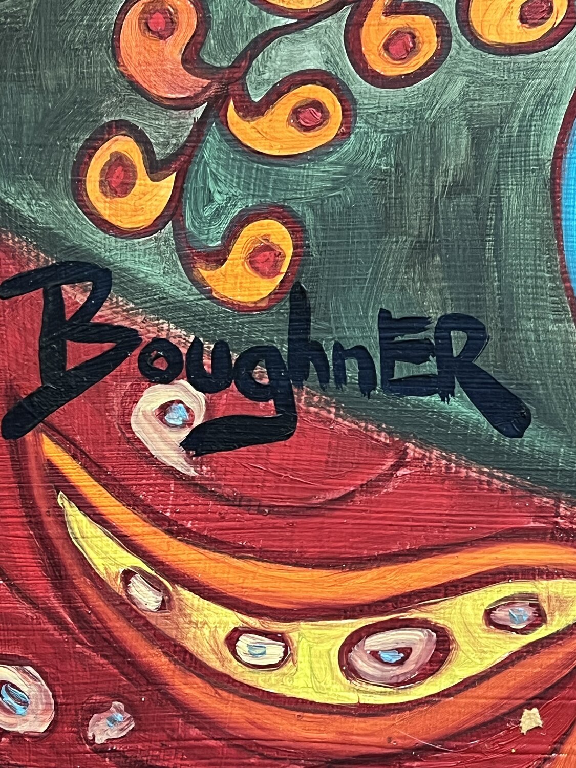 Image 343 by Elisa Boughner (2005) : Painting Oil on Wood - Singulart