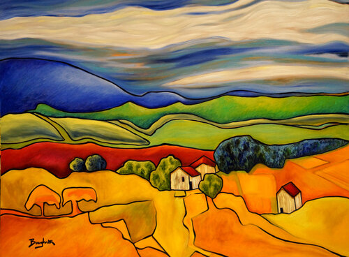 Image 1004 by Elisa Boughner (2022) : Painting Oil on Wood - Singulart