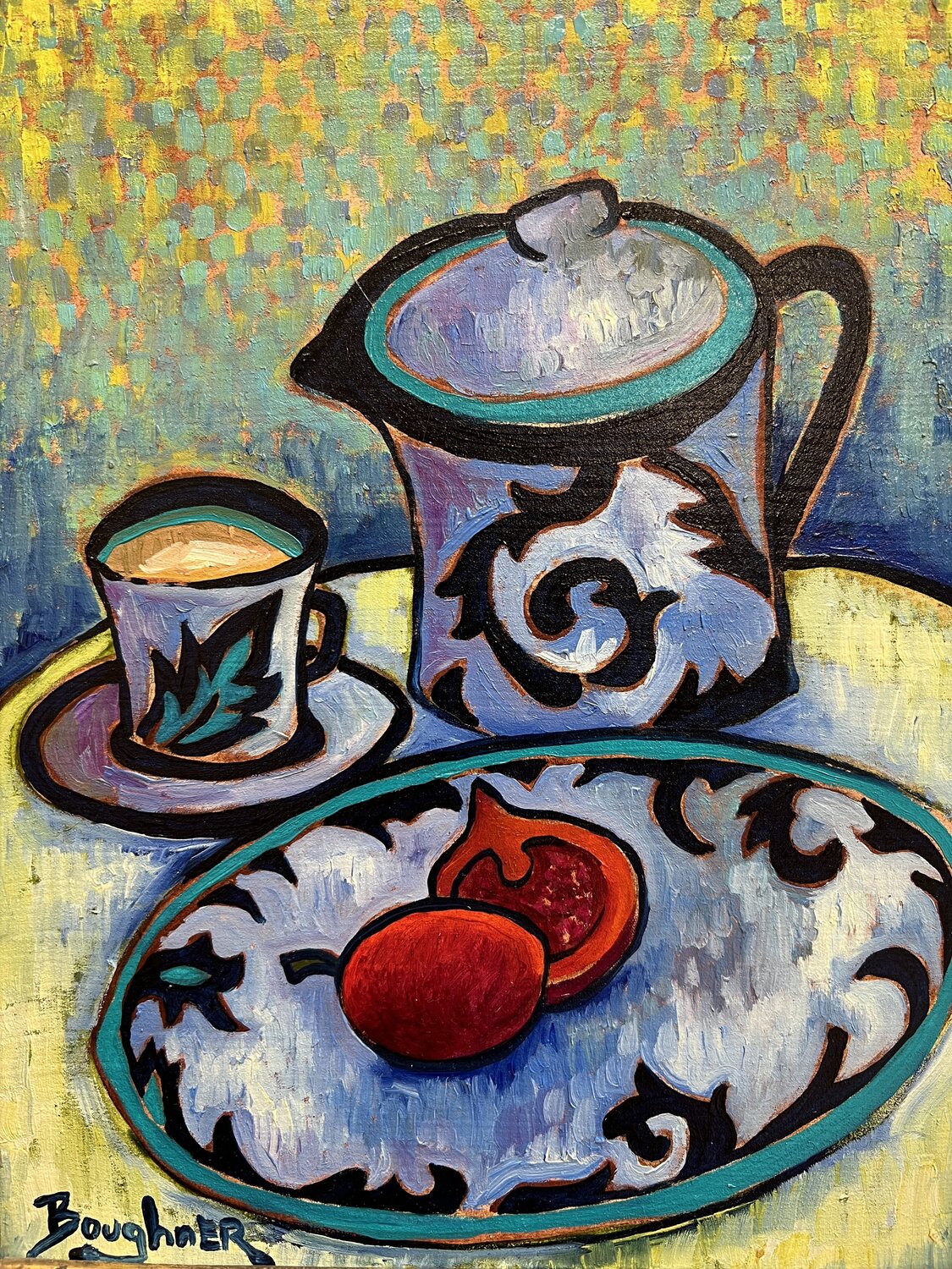 Image 515 by Elisa Boughner (2009) : Painting Oil on Wood - Singulart