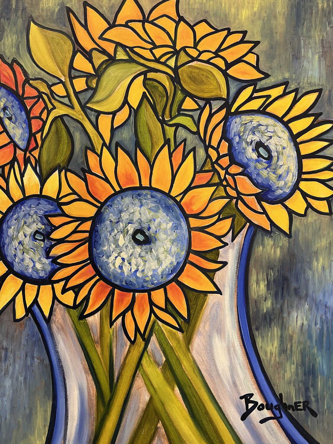 Image 598 by Elisa Boughner (2012) : Painting Oil on Wood - Singulart