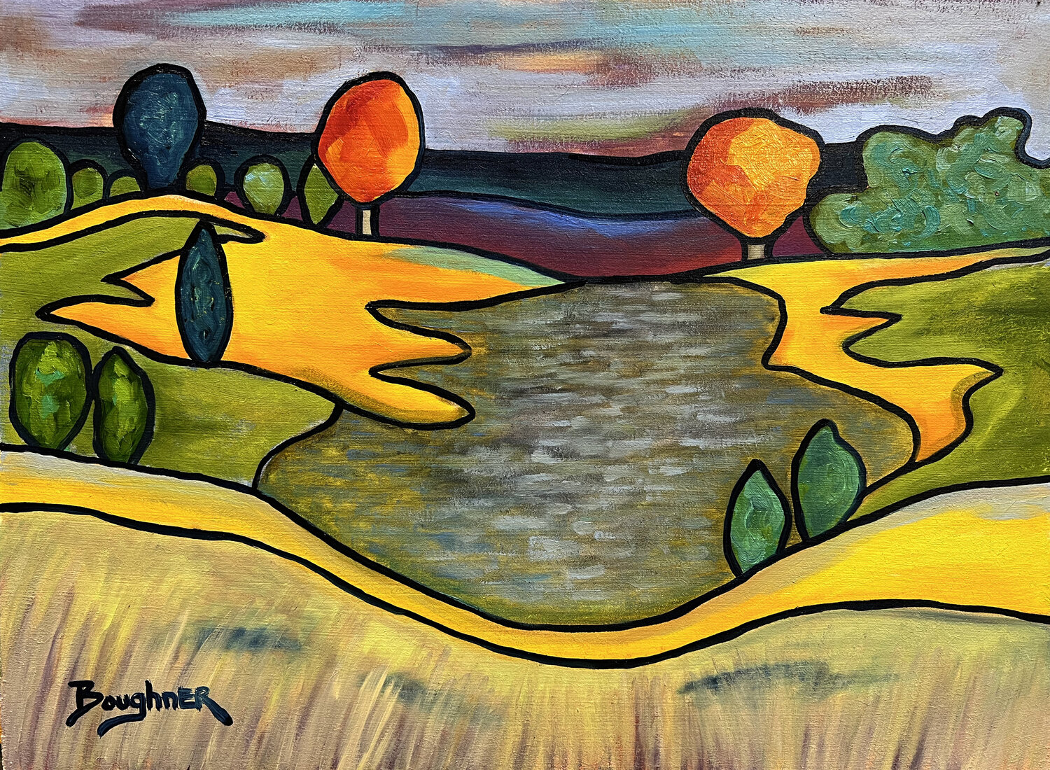 Image 1032 by Elisa Boughner (2023) : Painting Oil on Wood - Singulart