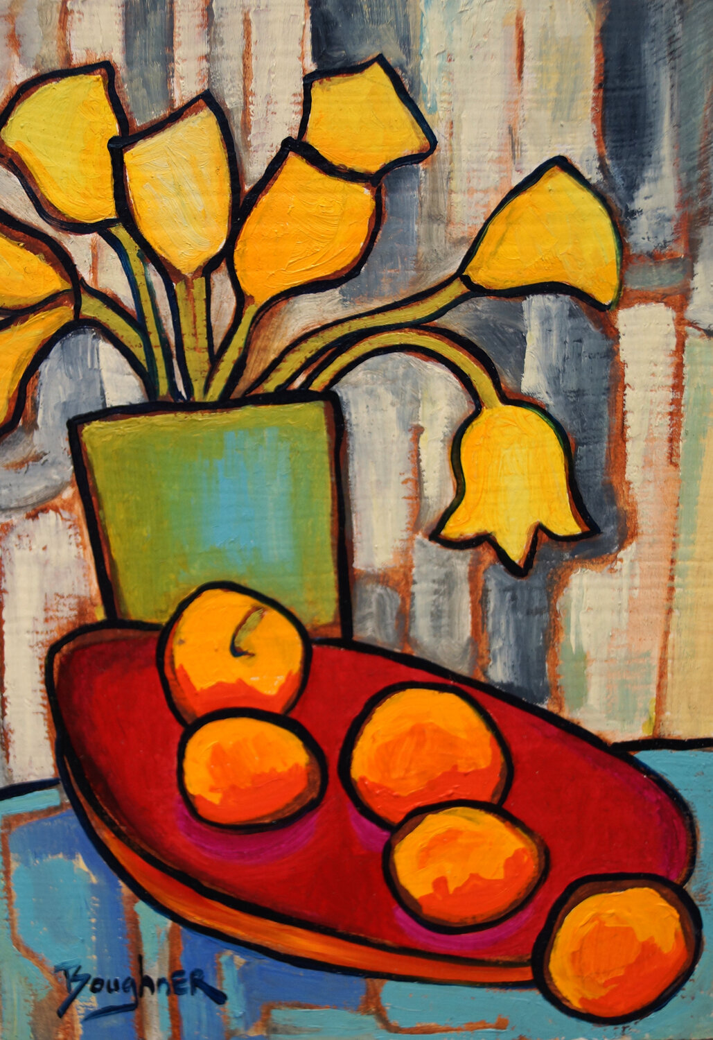 Gem 123 by Elisa Boughner (2021) : Painting Oil on Wood - Singulart