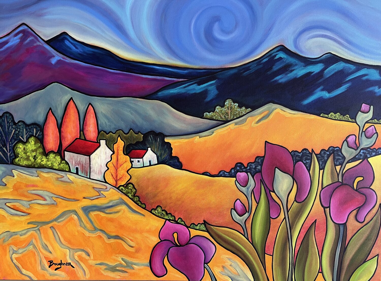 Image 1053 von Elisa Boughner (2024): Malerei Öl auf Leinwand - Singulart