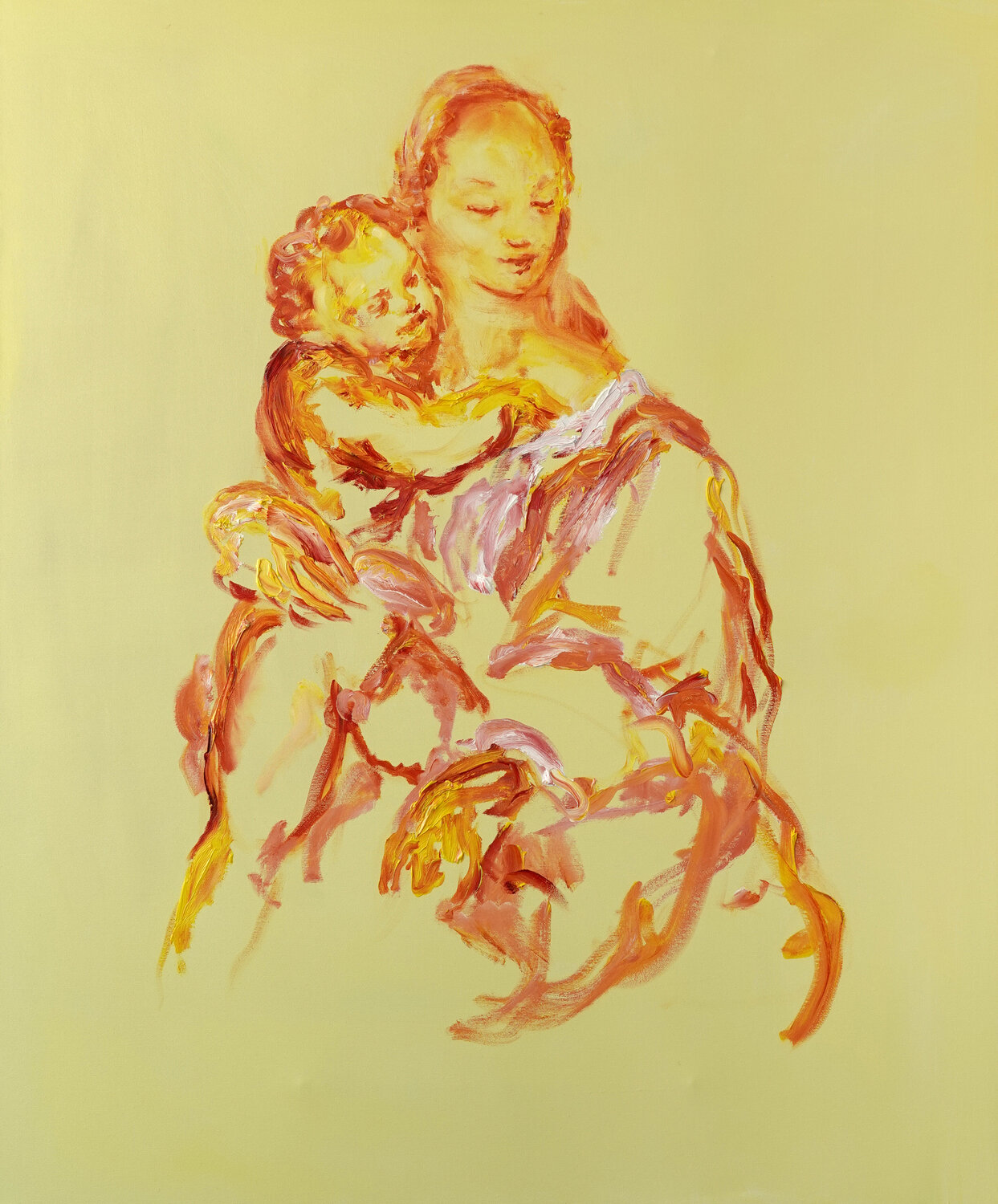 Madonna by Michael Ramsauer (2023) : Painting Oil on Canvas - Singulart