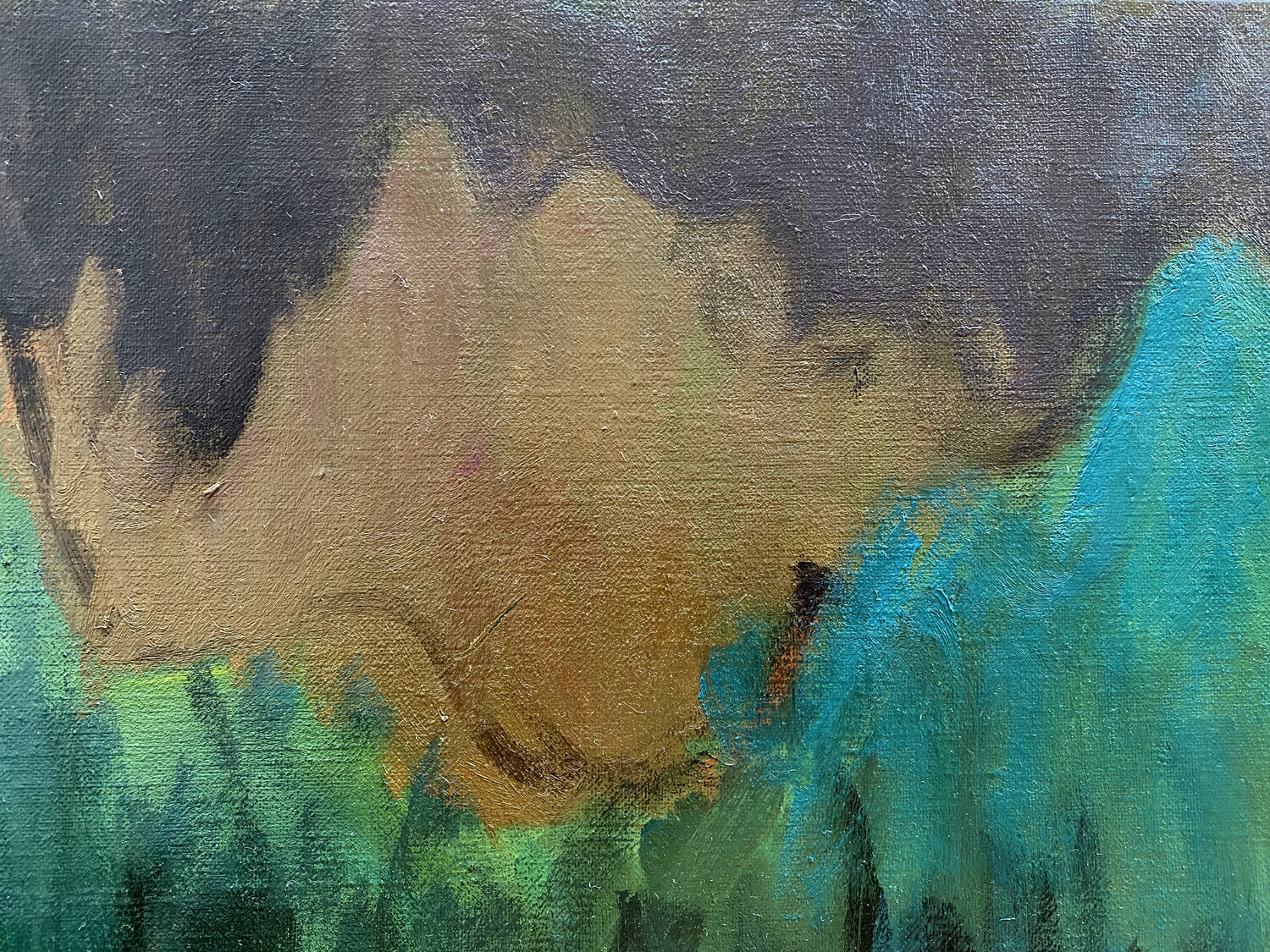 Un moment à soi by Barbara Petit Lisy (2021) : Painting Oil on Linen ...