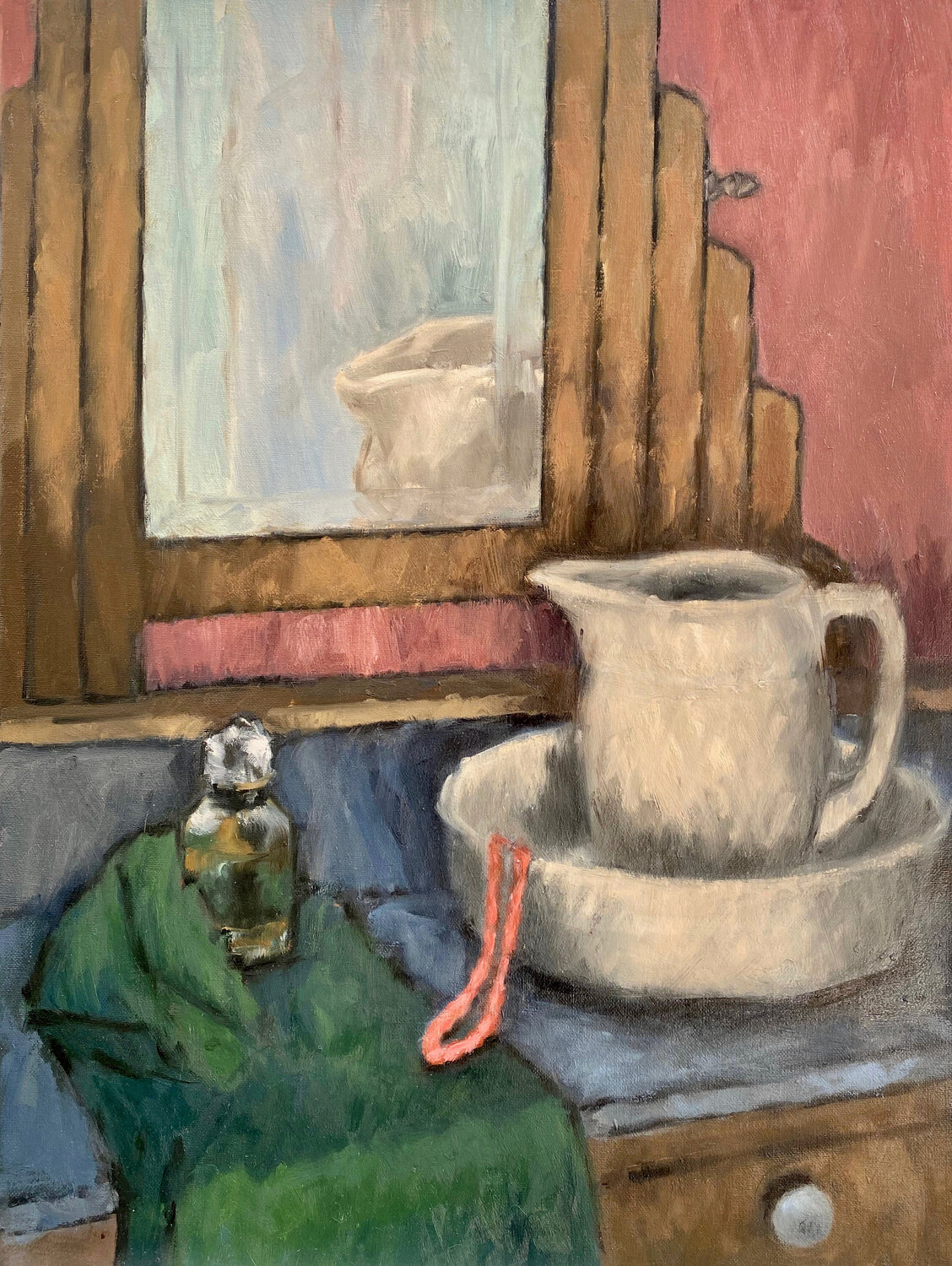 La coiffeuse by Barbara Petit Lisy (2020) : Painting Oil on Canvas ...