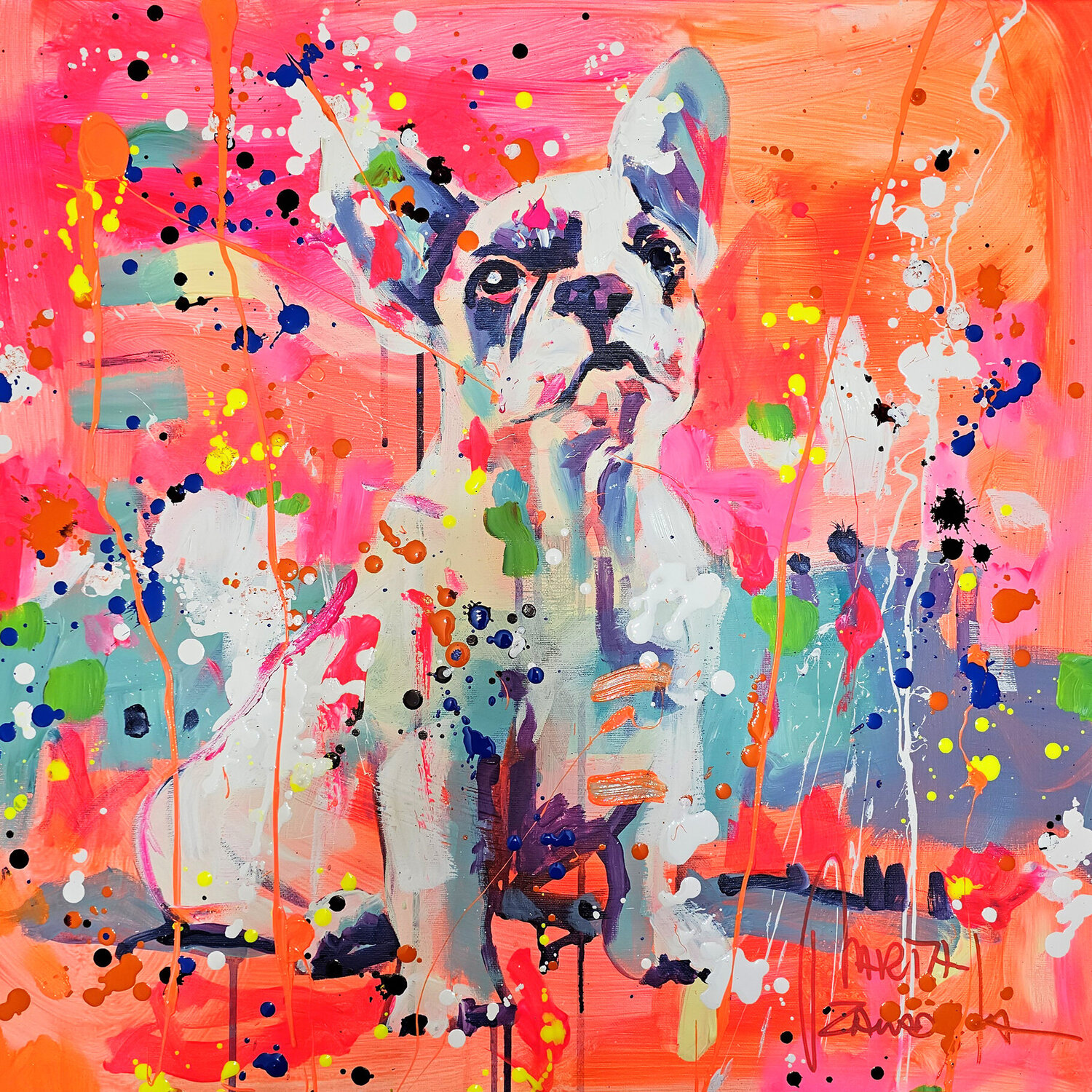 Natalie by Marta Zawadzka (2024) : Painting Acrylic, Oil on Canvas ...