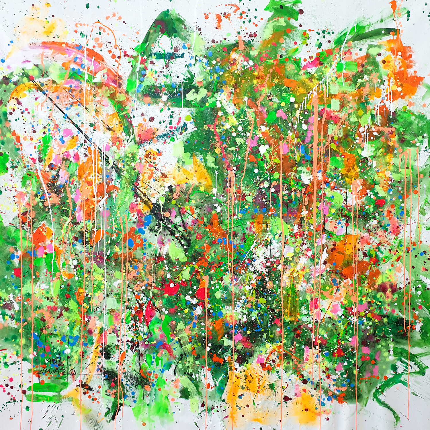 Miracle by Marta Zawadzka (2024) : Painting Acrylic, Oil on Canvas ...