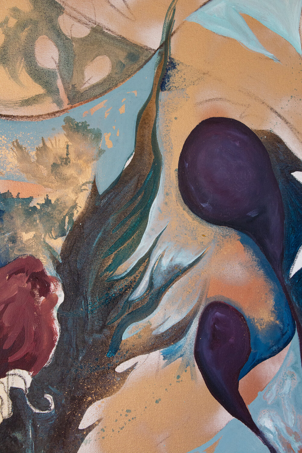 Poetry for sylvan plants bathed, partly, under golden rays of sunshine ...