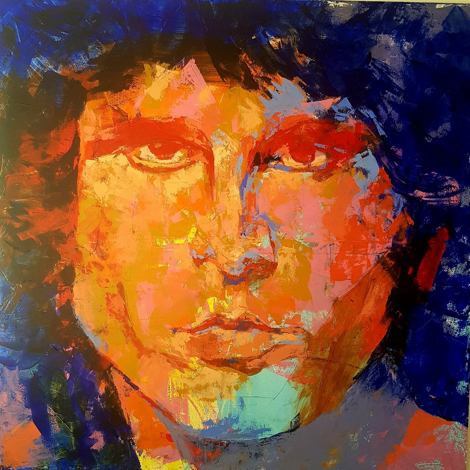 Jim Morrison Abstract Painting