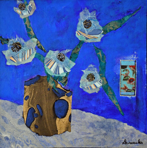 Grenade by Dominique Desmeules (2016) : Painting Acrylic, Collage on ...