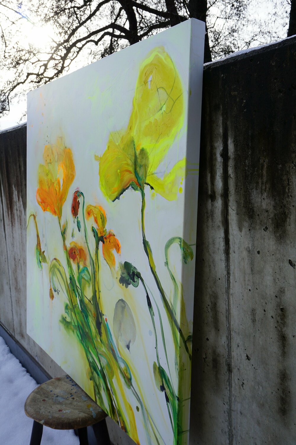 Großer gelber Mohn I Large yellow poppy by Alexandra Hiltl (2020 ...