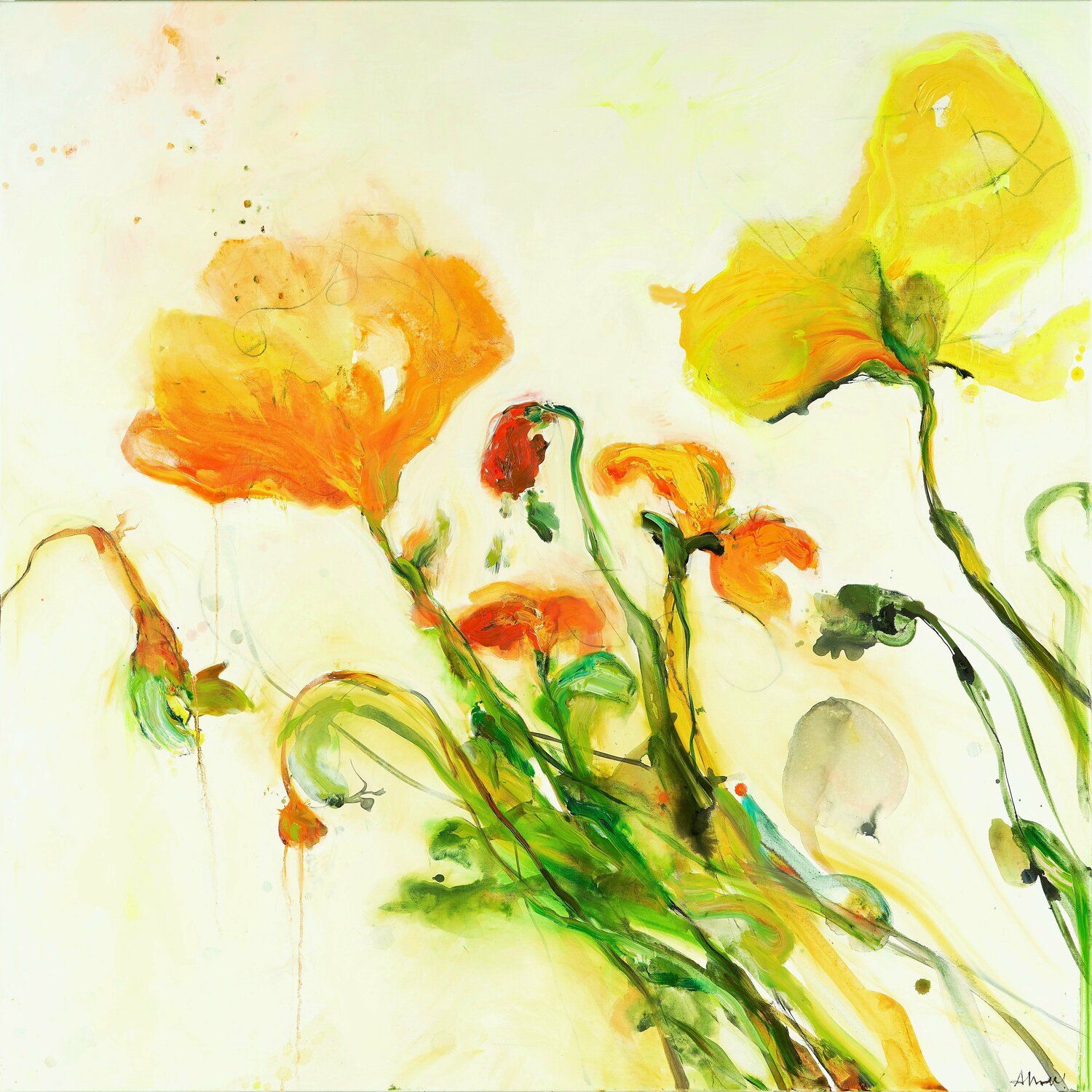 Großer gelber Mohn I Large yellow poppy by Alexandra Hiltl (2020 ...