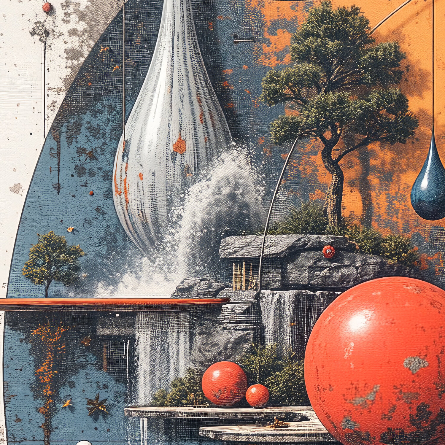 Road Within the Planetary Ring di Dan Obana (2025): Stampa a Monotipo ...