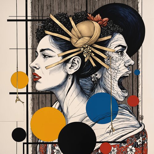 Phantom Breath by Dan Obana (2024) : Print Monotype, Giclée print on ...