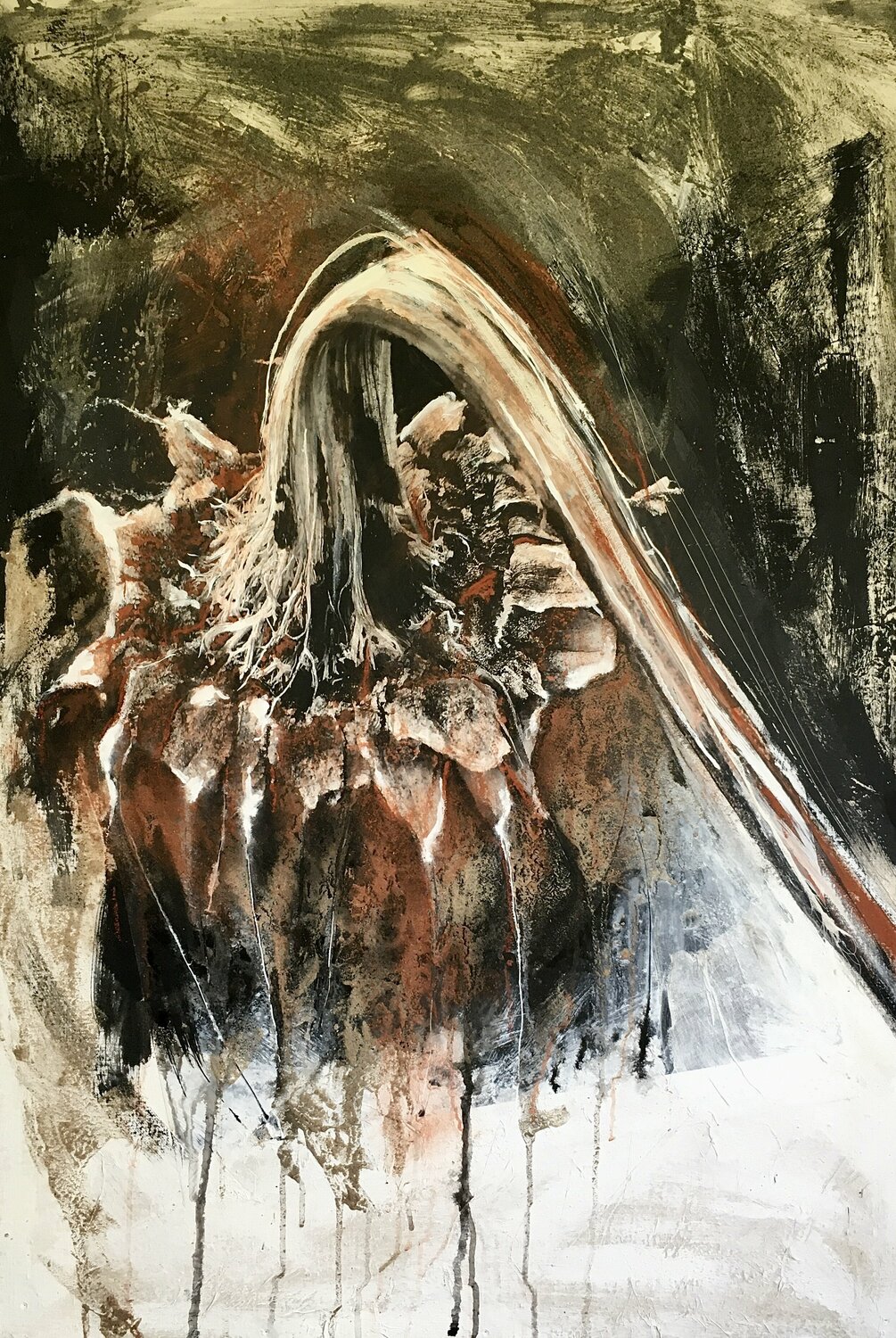 Abstract Death Painting