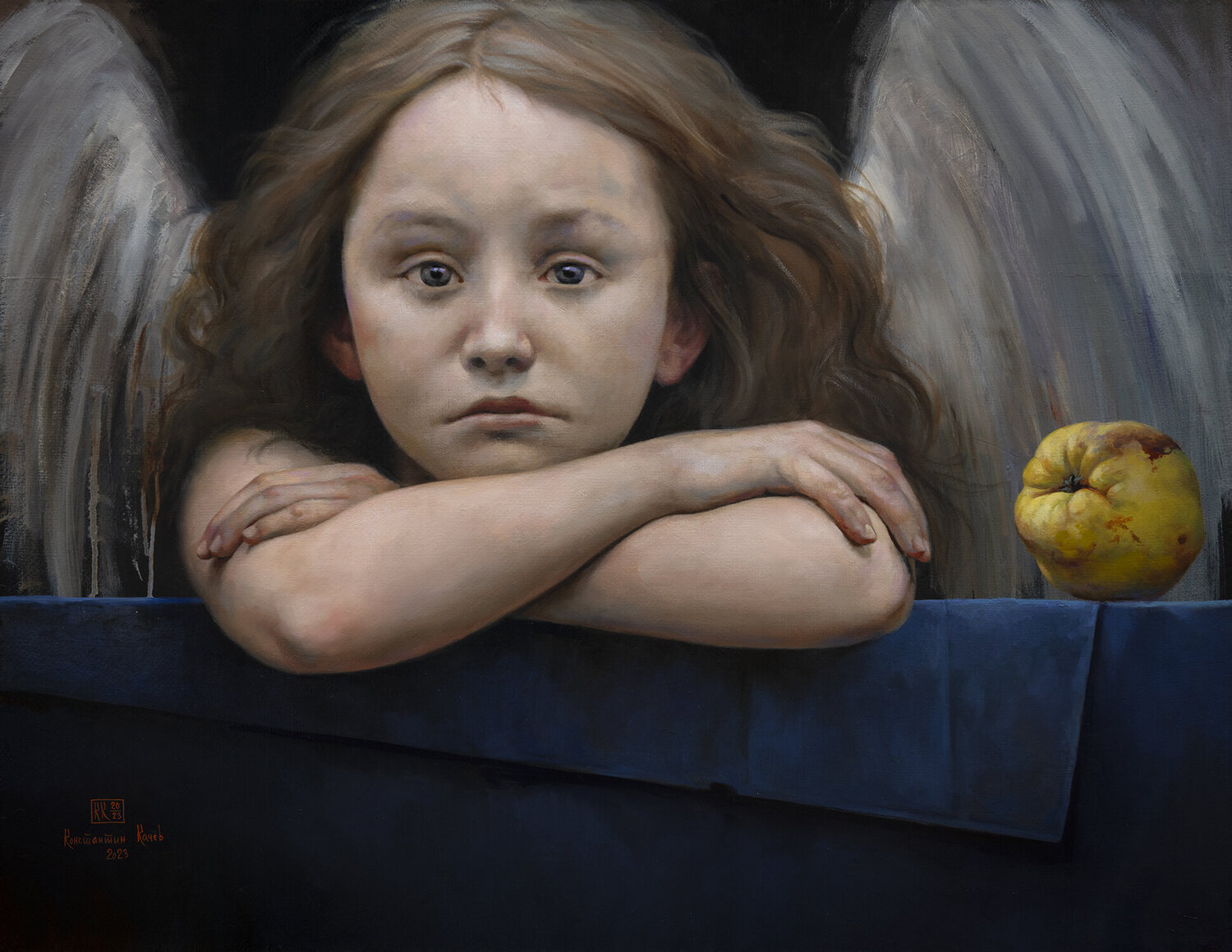 THE ANGEL (Julia Margaret Camerun photo) by Konstantin Kacev (2023 ...