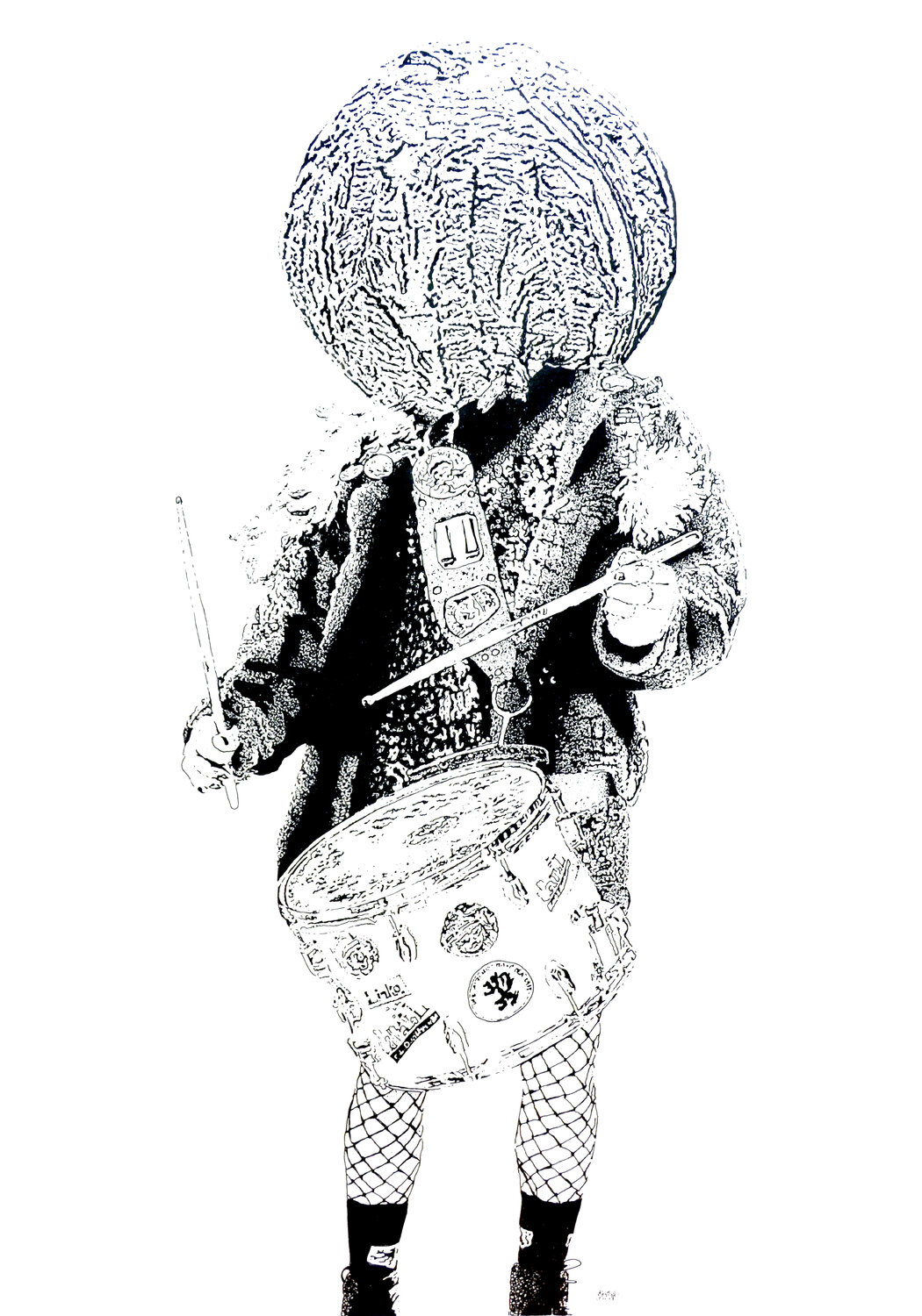 A quoi pense t-il ? #2 de Astrid FESTOR (2013) : Dessin Encre de Chine ...