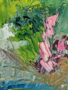 Victoria's Garden de Nicole Caron (2022) : Peinture Huile, Crayon sur ...