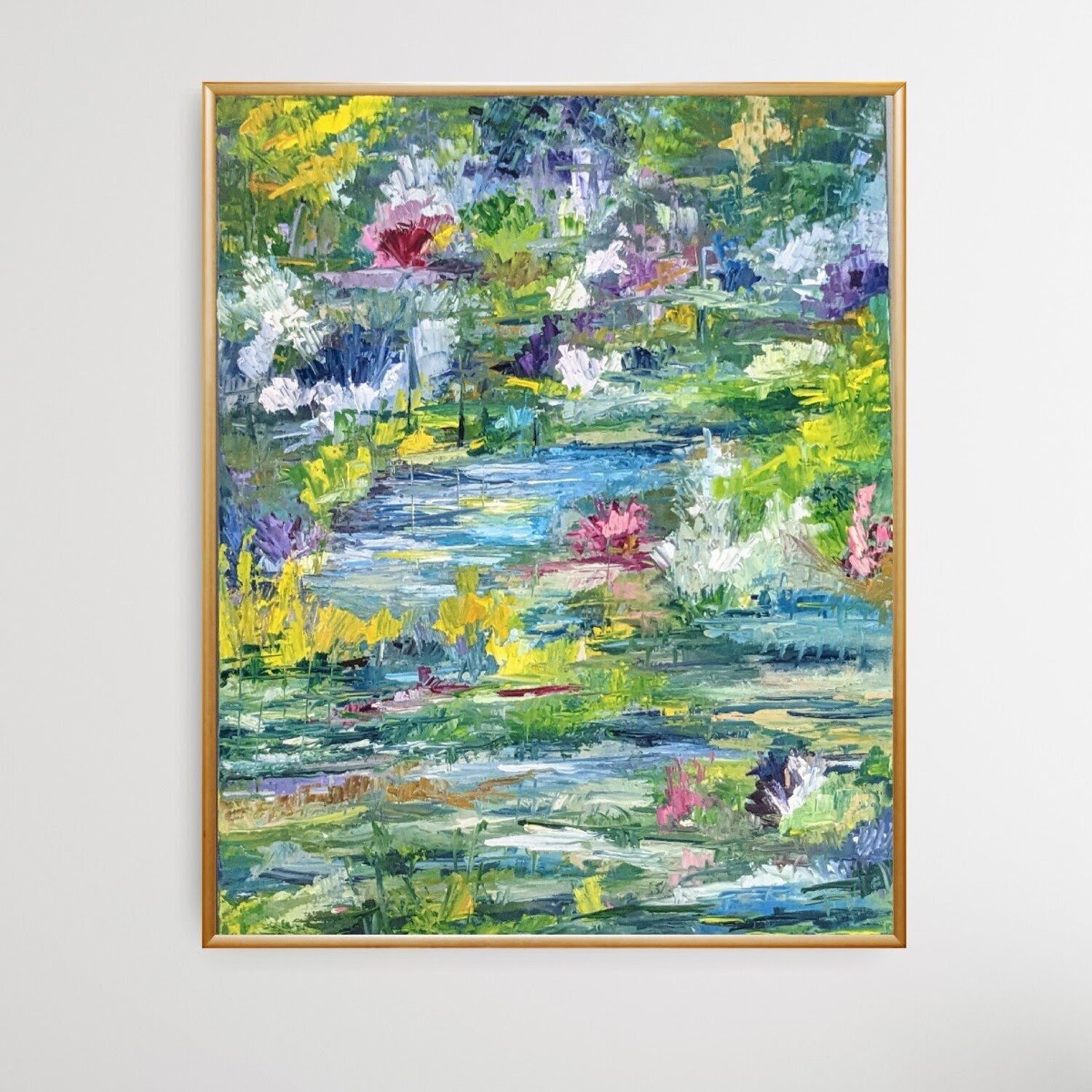 Victoria's Garden de Nicole Caron (2022) : Peinture Huile, Crayon sur ...