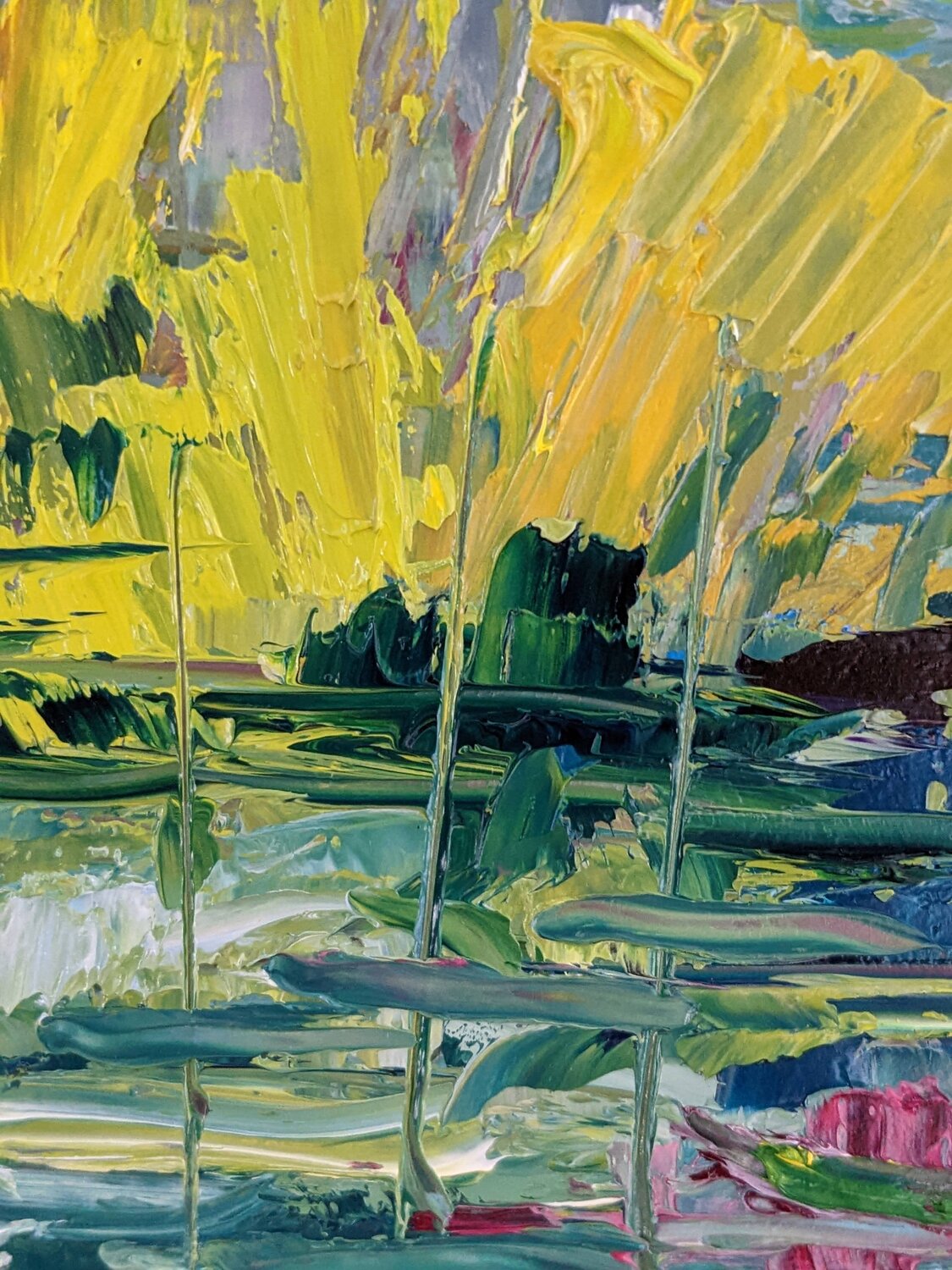 Victoria's Garden de Nicole Caron (2022) : Peinture Huile, Crayon sur ...