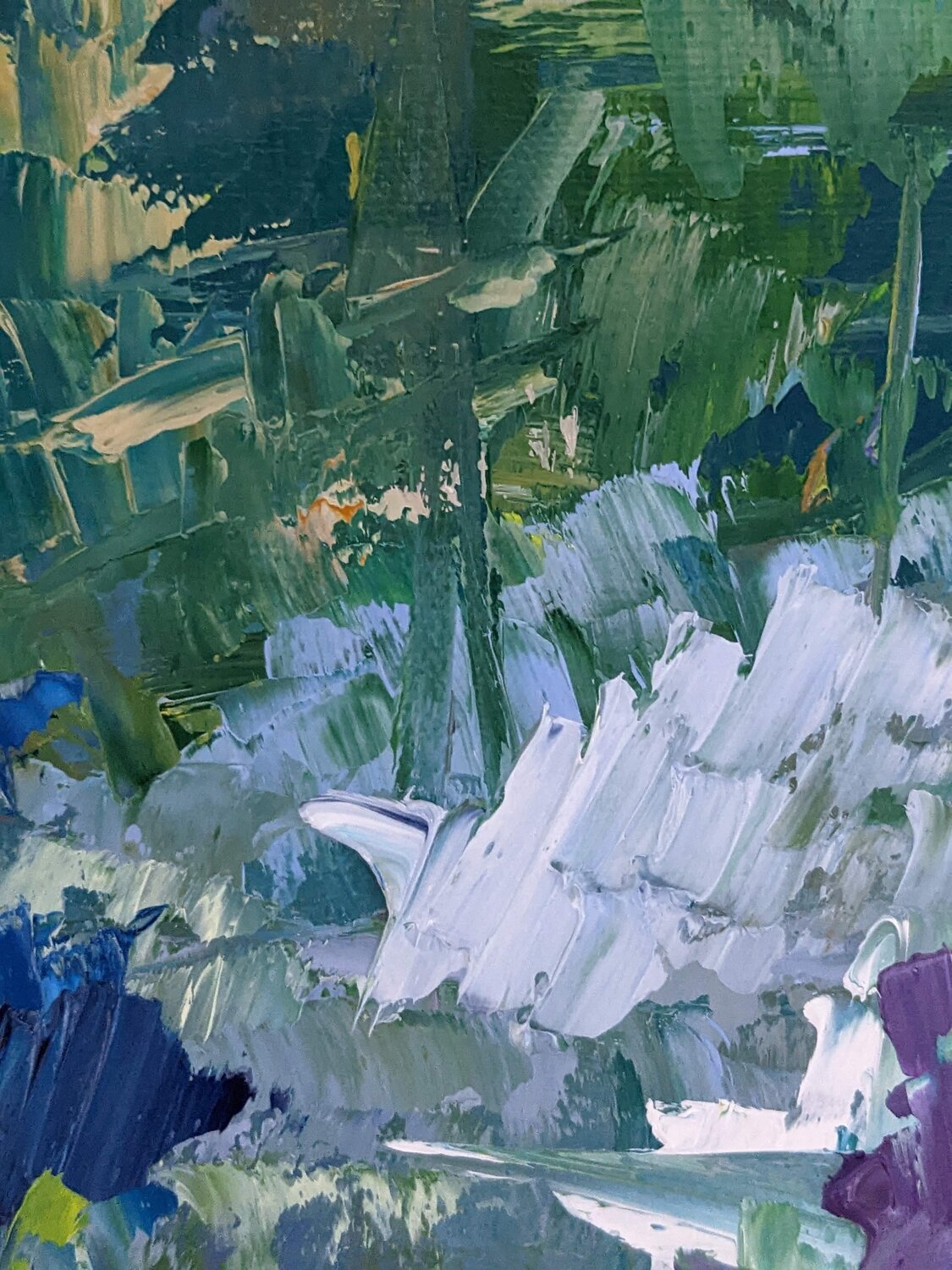 Victoria's Garden de Nicole Caron (2022) : Peinture Huile, Crayon sur ...