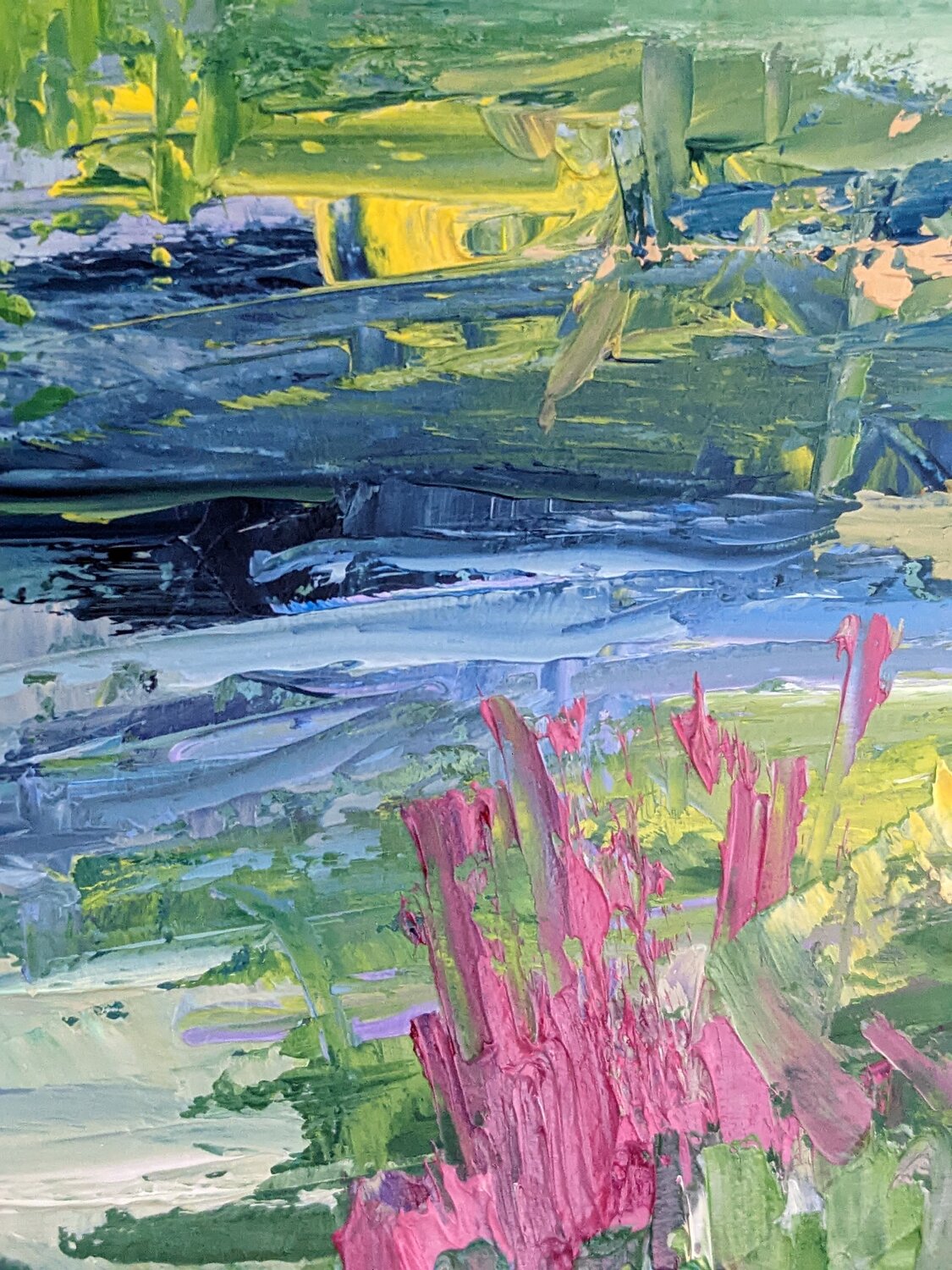 Victoria's Garden de Nicole Caron (2022) : Peinture Huile, Crayon sur ...