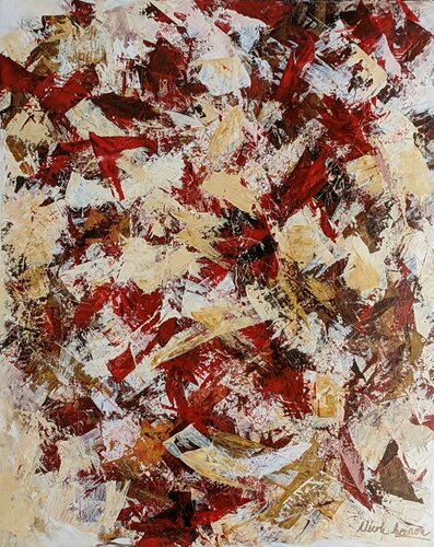 Victoria's Garden de Nicole Caron (2022) : Peinture Huile, Crayon sur ...