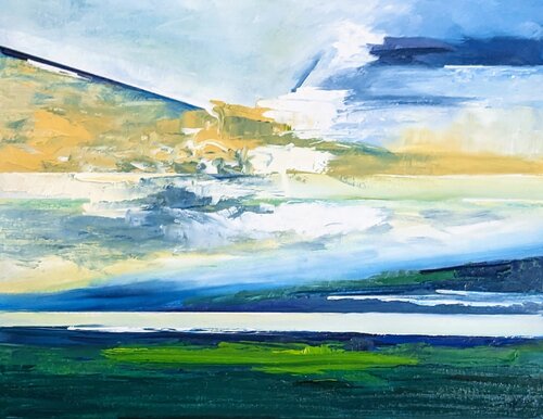 Moraine by Nicole Caron (2022) : Painting Oil on Linen - Singulart