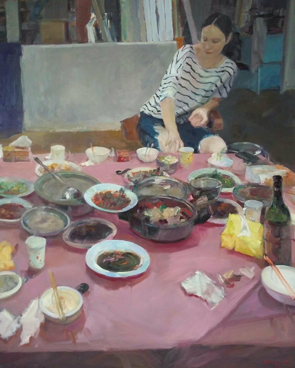 90's generation by Charles Choi (2018) : Painting Oil on Canvas - Singulart
