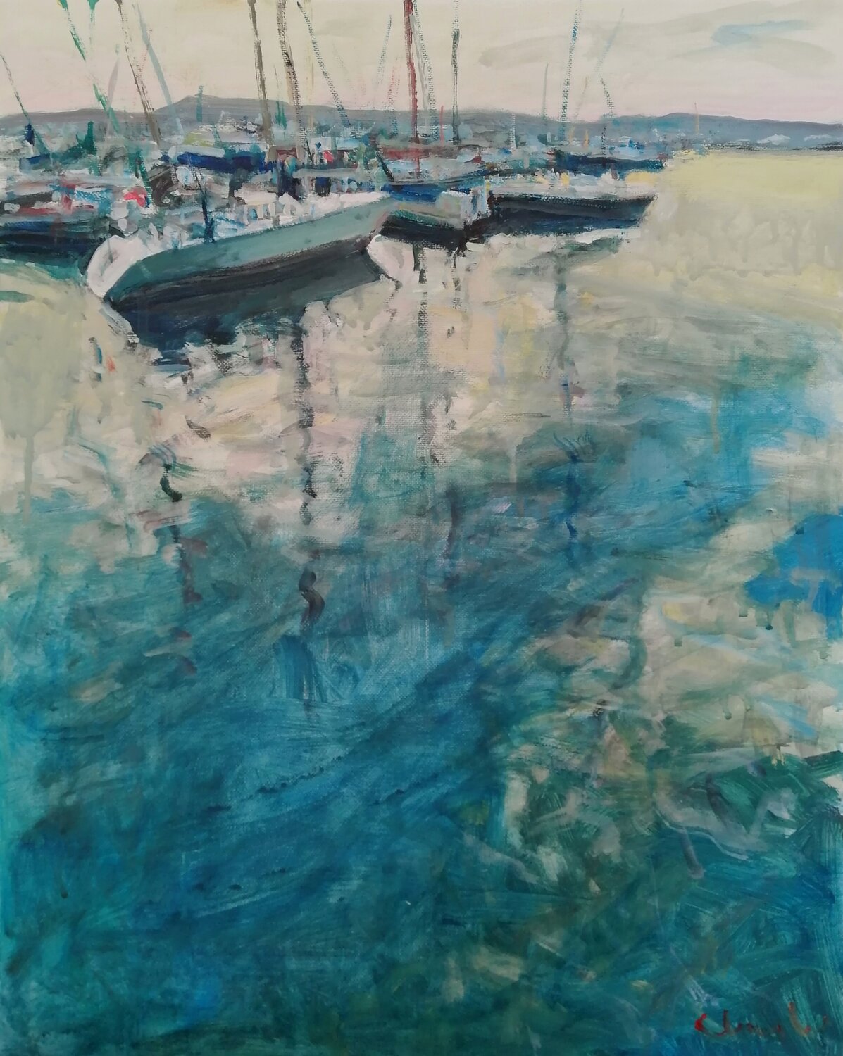 Boat Series 3 by Charles Choi (2022) : Painting Acrylic on Canvas ...