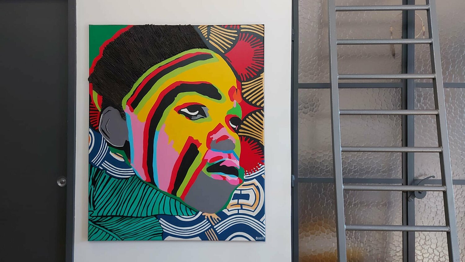 AFRICAN COLOR by Bobo artist (2020) : Painting Acrylic, Collage on ...