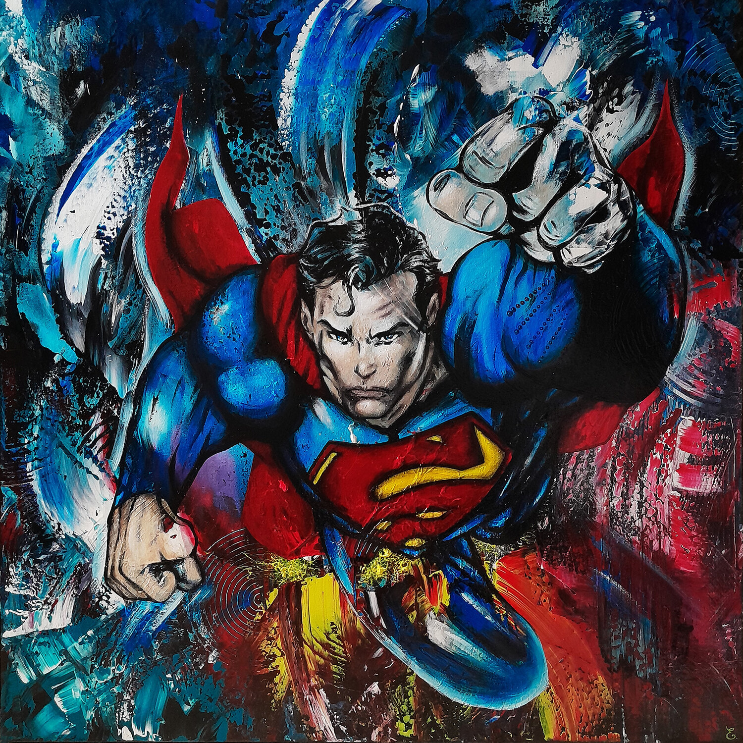Superman Artwork Painting