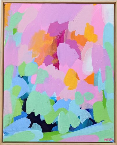 Flower Dreams by Maggi McDonald (2023) : Painting Acrylic on Canvas ...