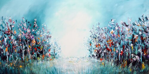 Colors in nature de Gena (2022) : Peinture Acrylique sur Toile - Singulart