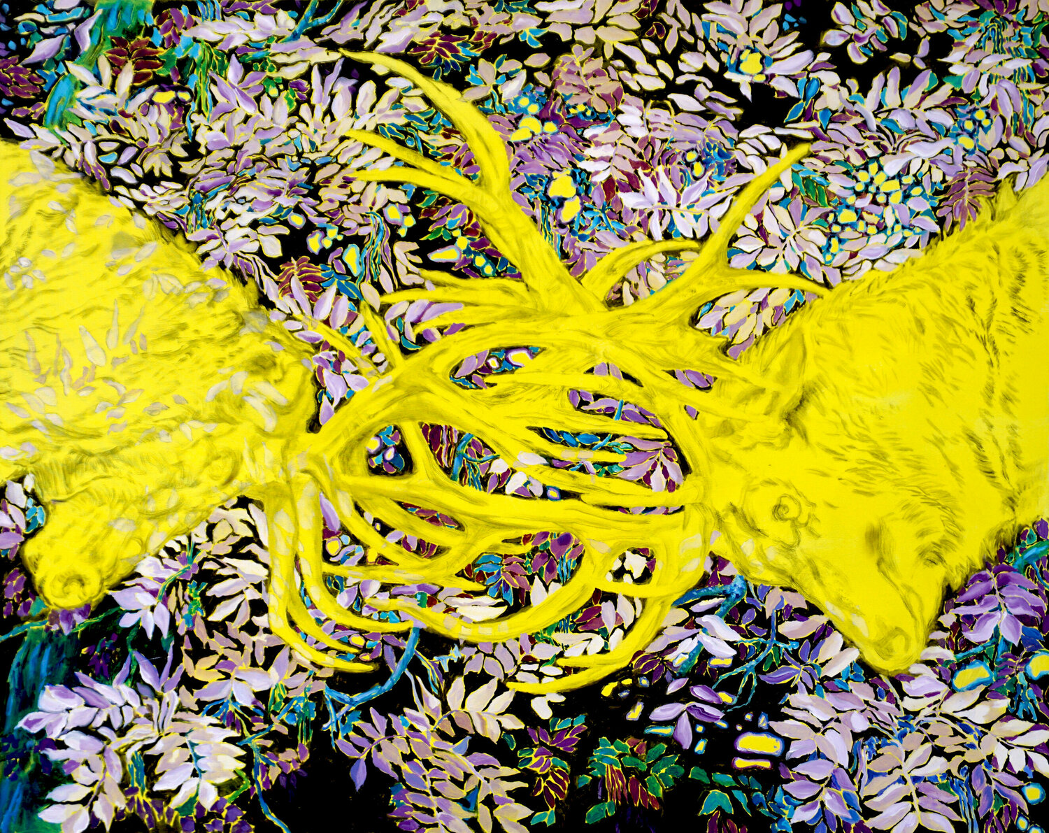 Deer Fight Anne Brenner