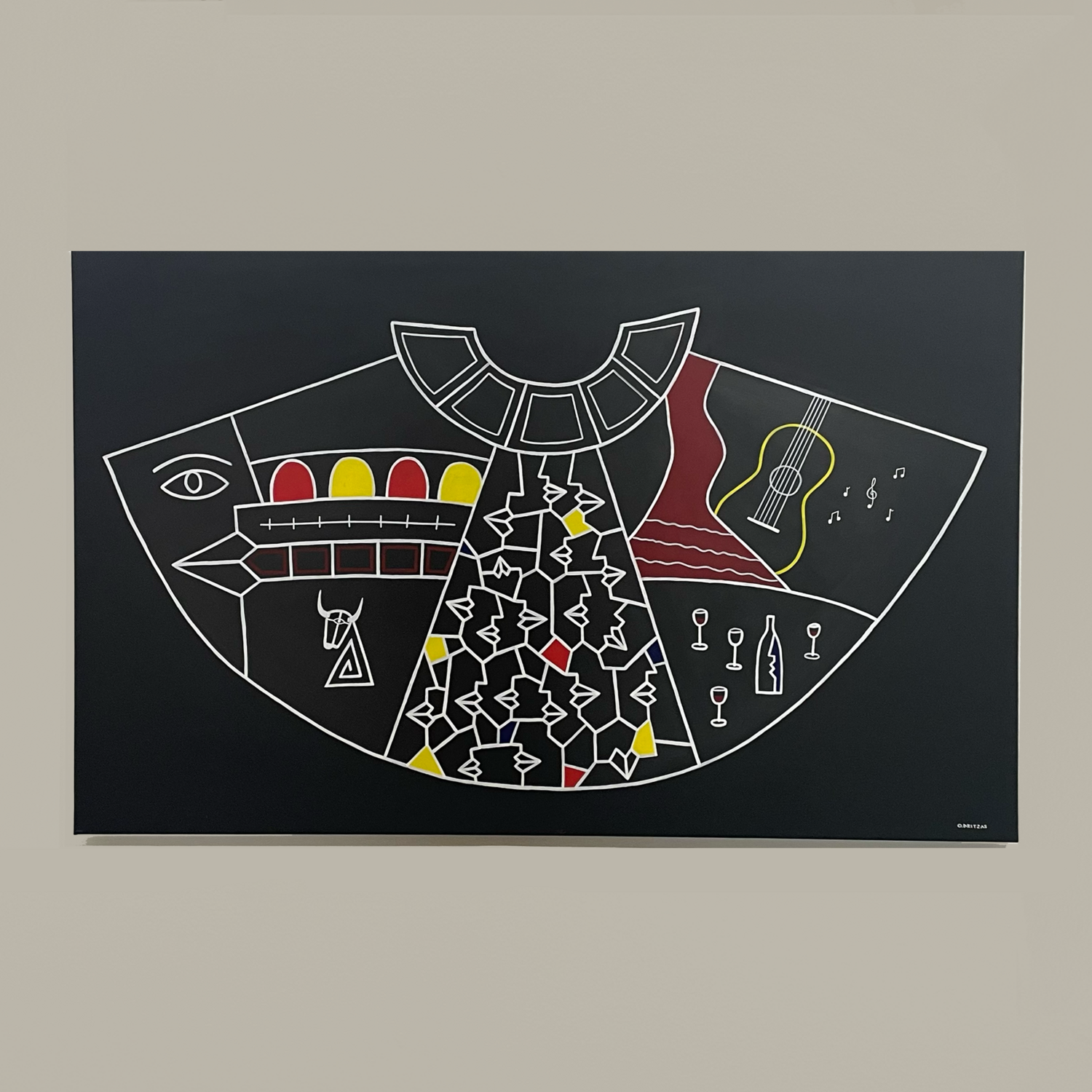 Le Capote by Olivia Dritzas (2024) : Painting Acrylic on Canvas - Singulart