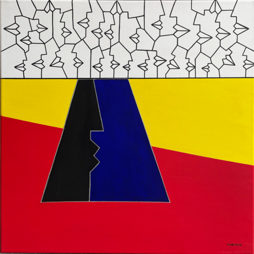 Le Capote by Olivia Dritzas (2024) : Painting Acrylic on Canvas - Singulart