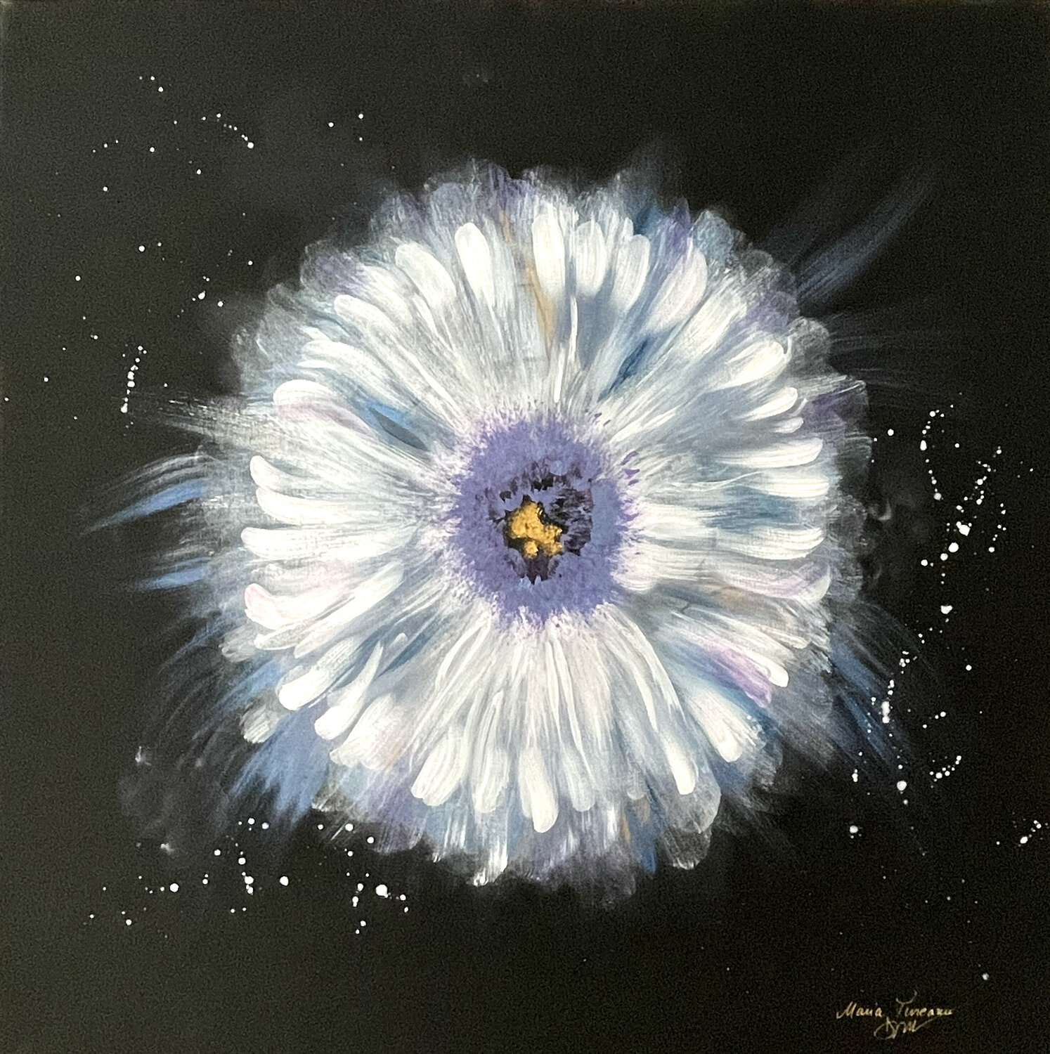 Eye of the Universe de Maria Tureanu Dermengiu (2025): Pintura Acrílico ...