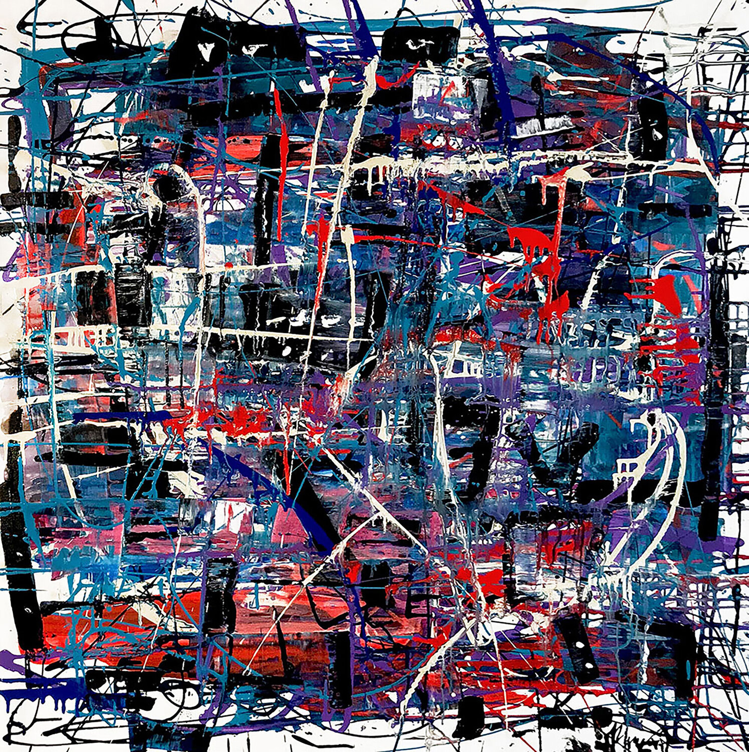 JAZZ by Stephan Mundi (2022) : Painting Acrylic on Canvas - Singulart