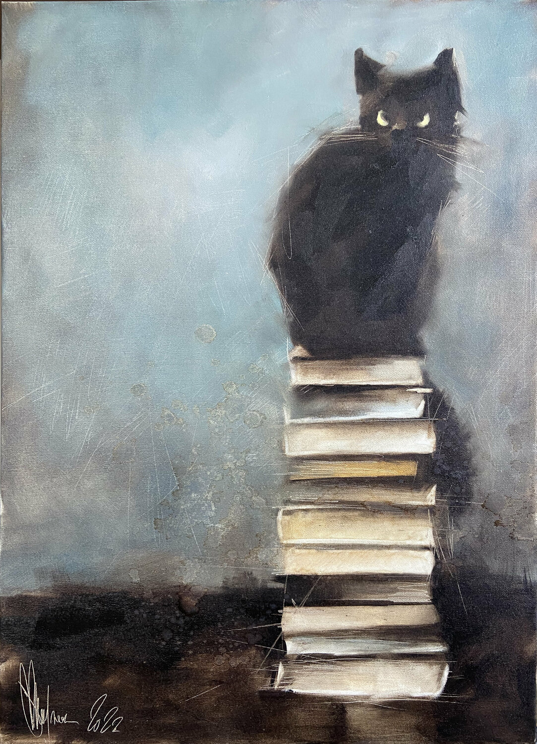 The Keeper of Knowledge. by Igor Shulman (2022) : Painting Oil on ...