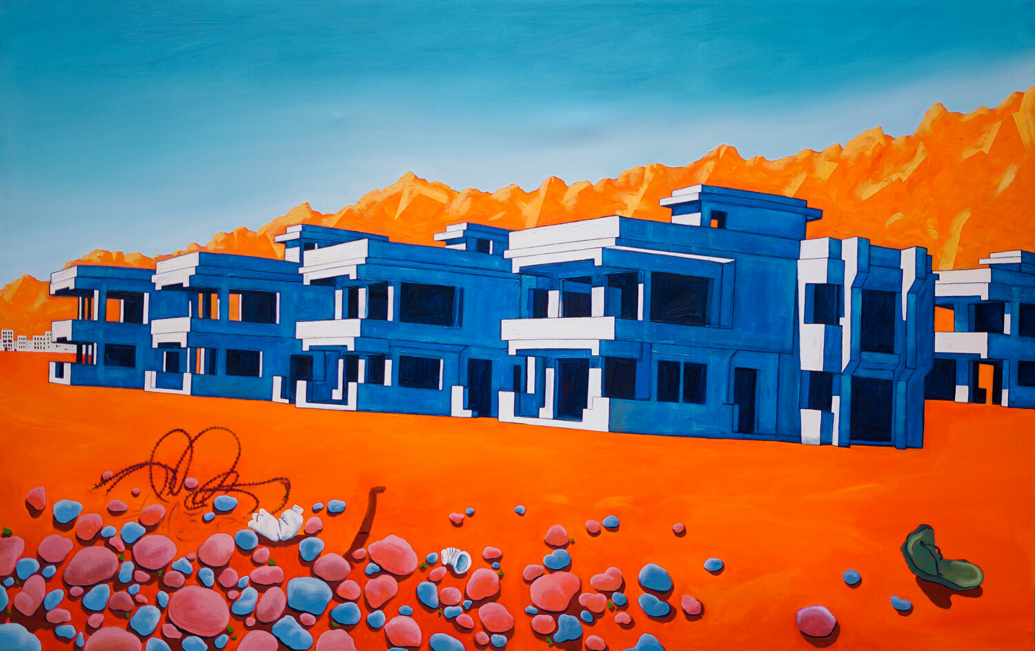 Abandoned shore by Sofia Albee (2019) : Painting Oil on Canvas - Singulart