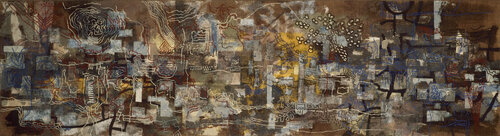 Disturbing spring by Gian Luigi Delpin (2024) : Painting Acrylic, Chalk ...