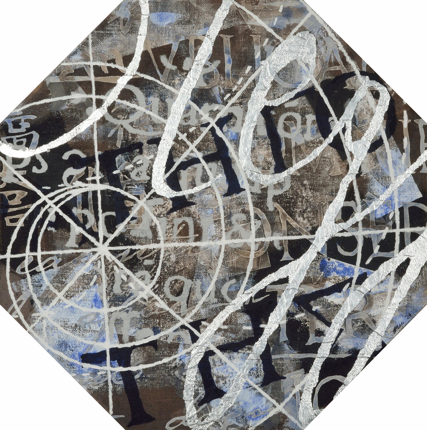 Shape of affirmation by Gian Luigi Delpin (2024) : Painting Acrylic ...