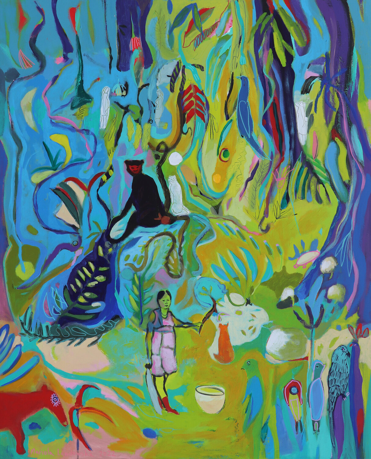 Amazonia by Mariola Landowska (2022) : Painting Acrylic on Canvas ...