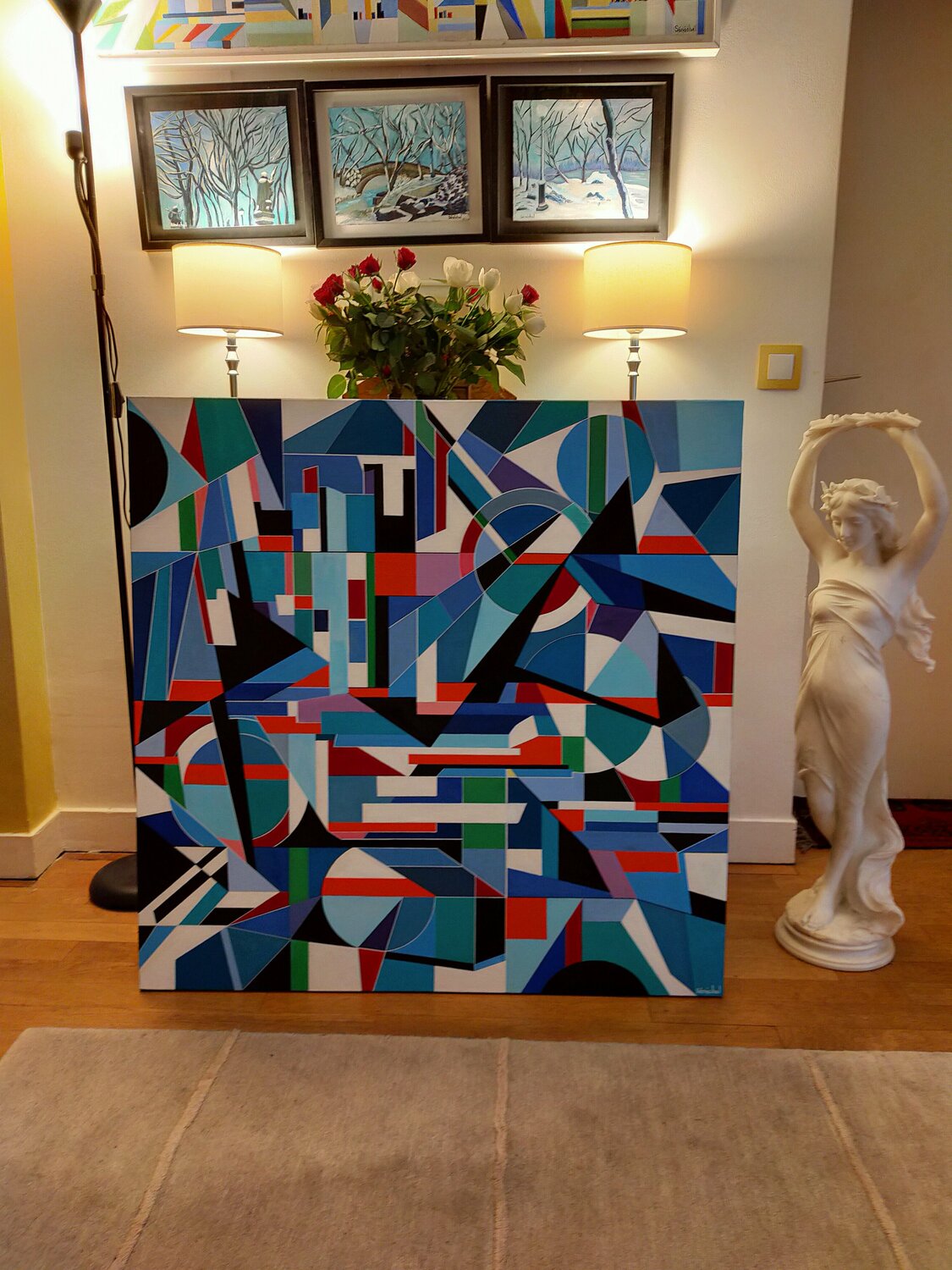 Metropolis by Catherine Sénéchal (2021) : Painting Oil on Canvas ...