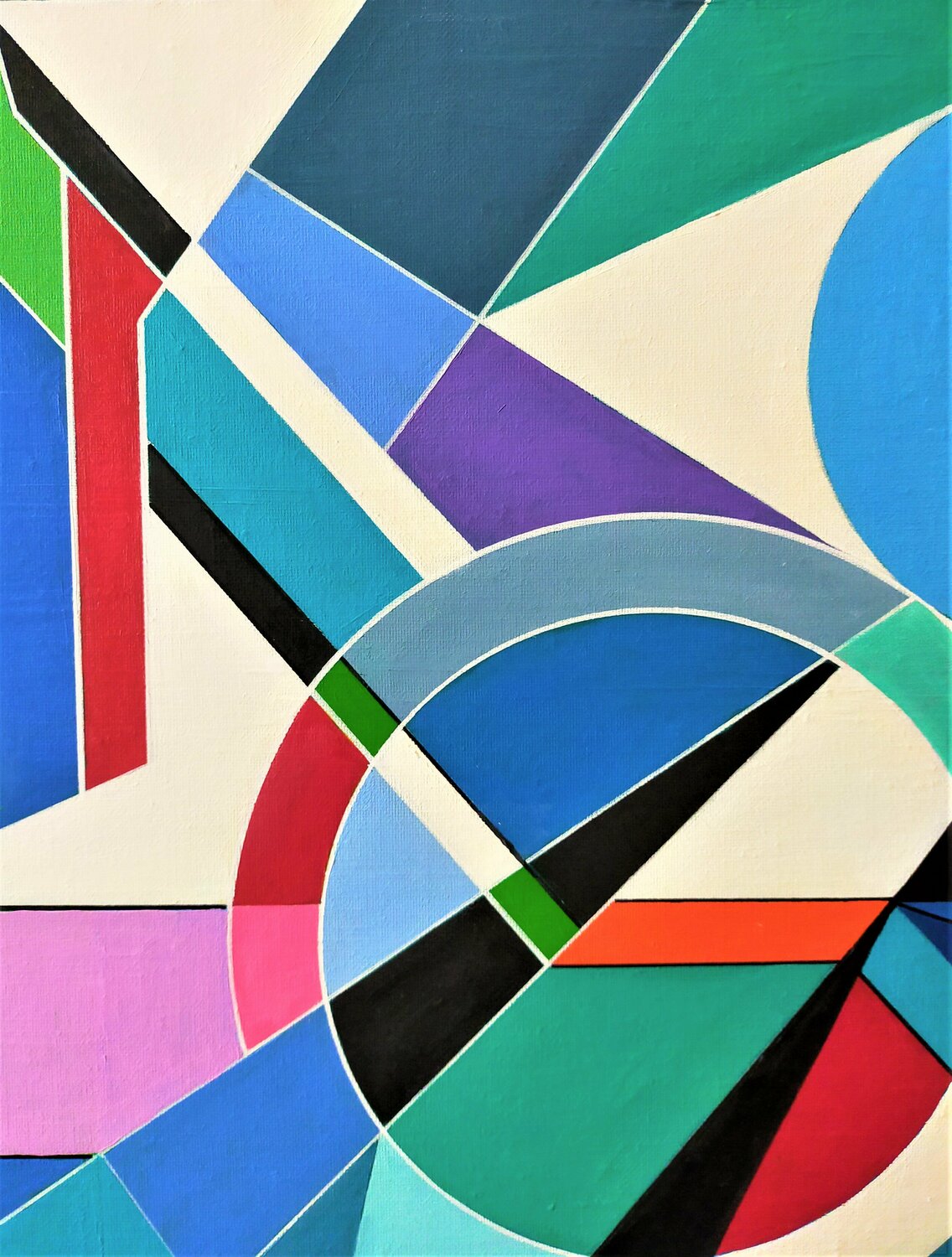 Metropolis by Catherine Sénéchal (2021) : Painting Oil on Canvas ...