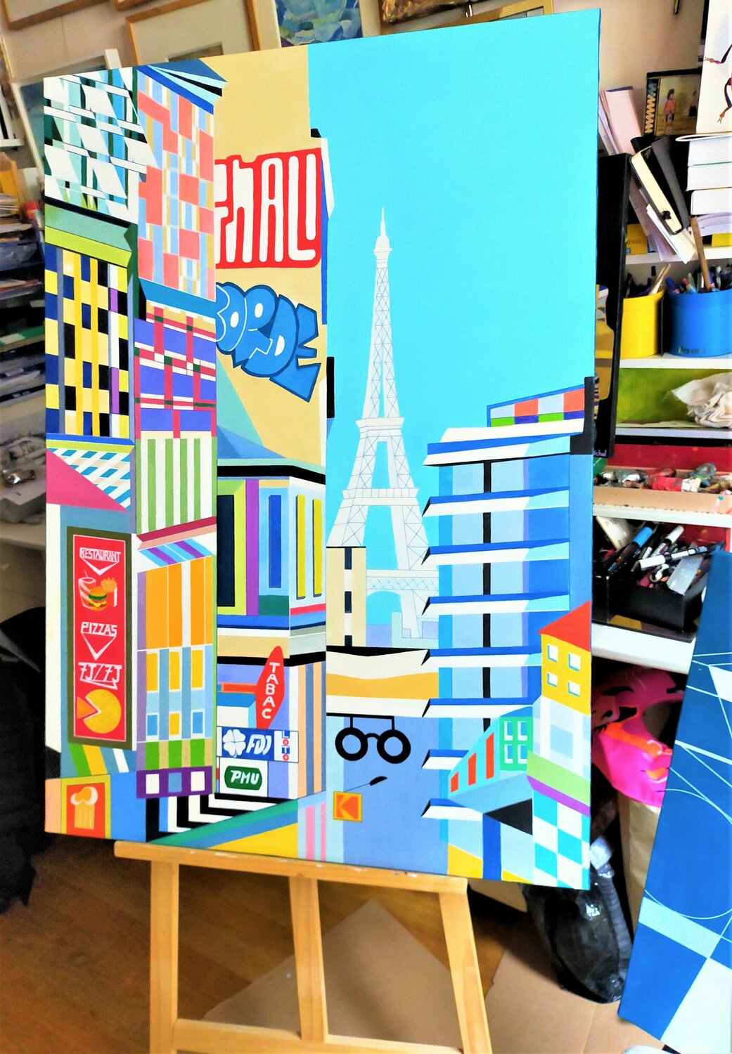 Belleville by Catherine Sénéchal (2023) : Painting Oil on Canvas ...